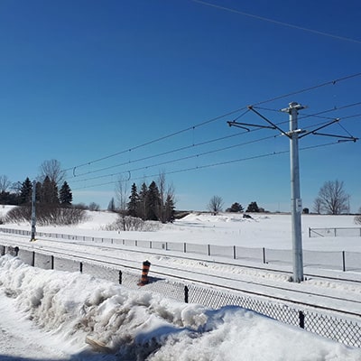 Catenary on Ottawa Light Rail Line – SYNEOX