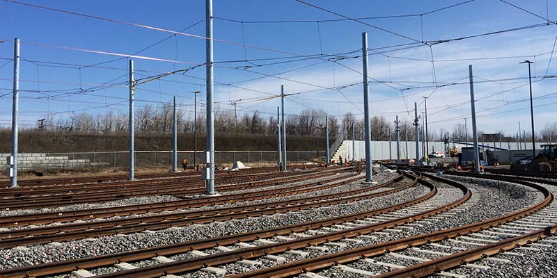Catenary on Ottawa Light Rail Line – SYNEOX
